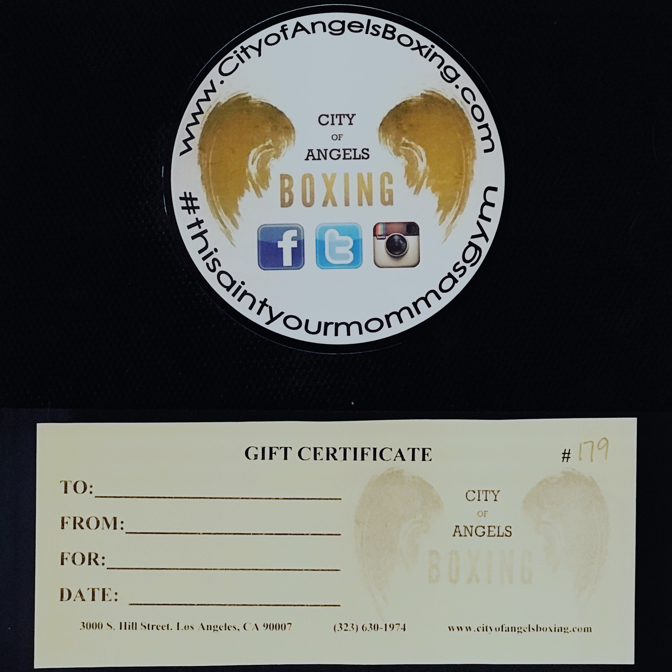 Gift Card - City of Angels Boxing